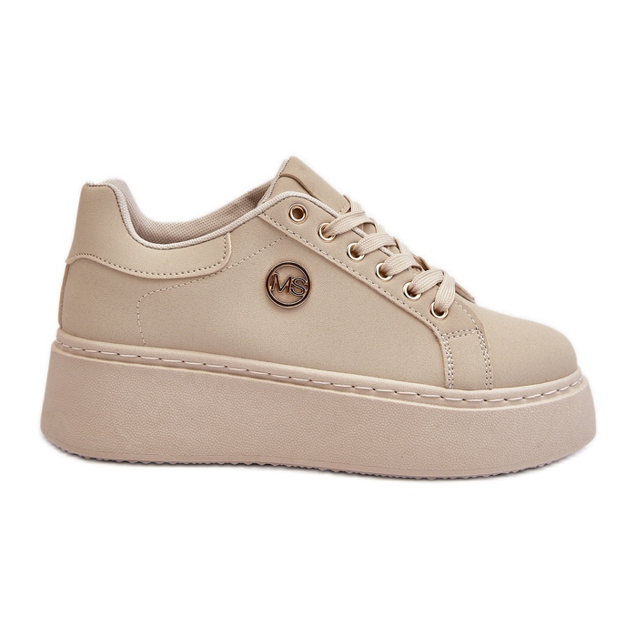 PM1 BASKETS À plateforme pour femmes Beige Eshen EUR 46,93 - PicClick FR